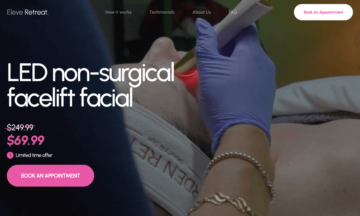 Below Zero Med SPA | LED non-surgical facelift facial